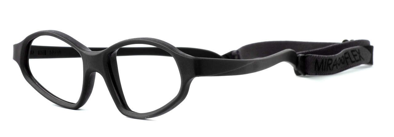 Mira Flex Flexible Eyeglasses Collection Nick in Black :: Custom Left ...