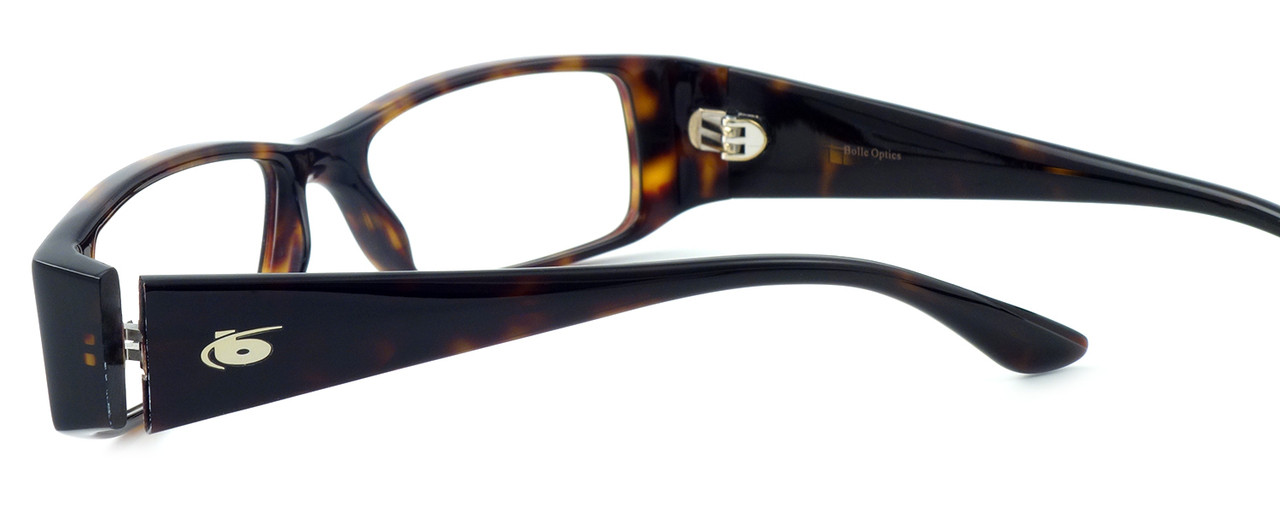 Bollé Louvres Designer Eyeglasses in Dark Demi Tortoise :: Rx Single ...
