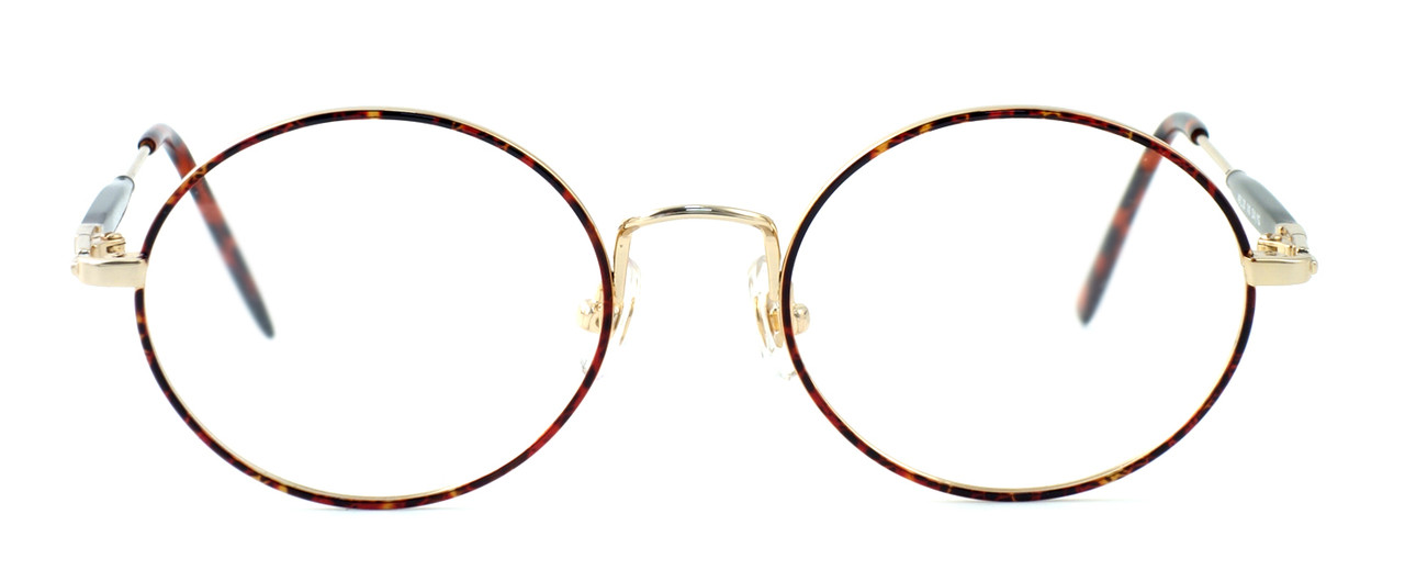 Regency International Designer Eyeglasses Prep in Amber & Gold 49mm ...