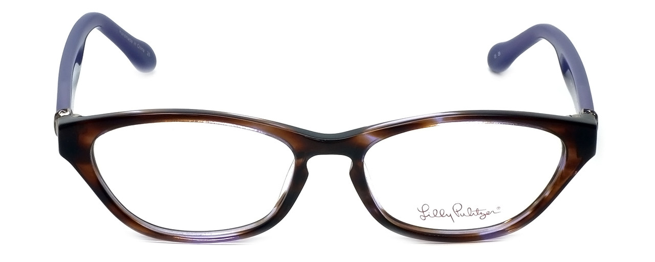 Lilly Pulitzer Designer Eyeglasses Duffy in Iris 51mm :: Rx Single ...