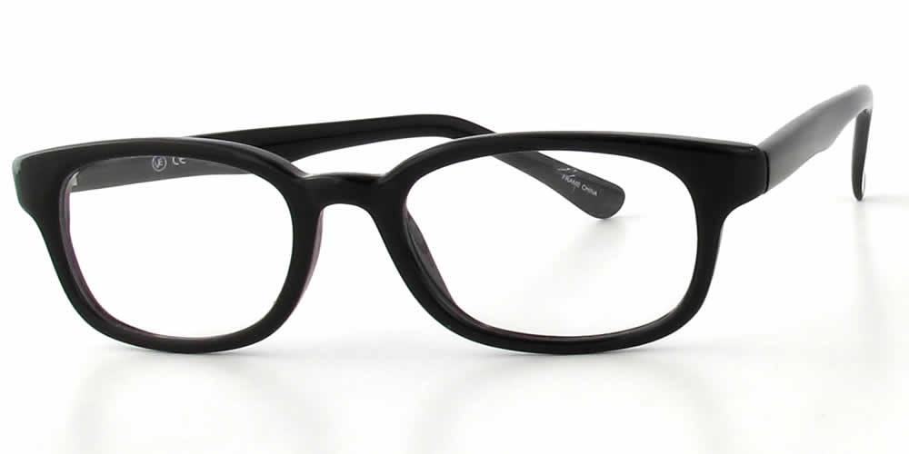Calabria Soho 61 Black Designer Eyeglasses :: Custom Left & Right Lens ...