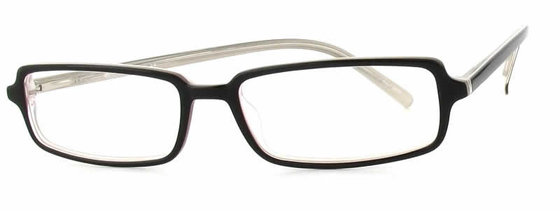 Calabria Viv 732 Black Crystal Designer Eyeglasses :: Custom Left ...