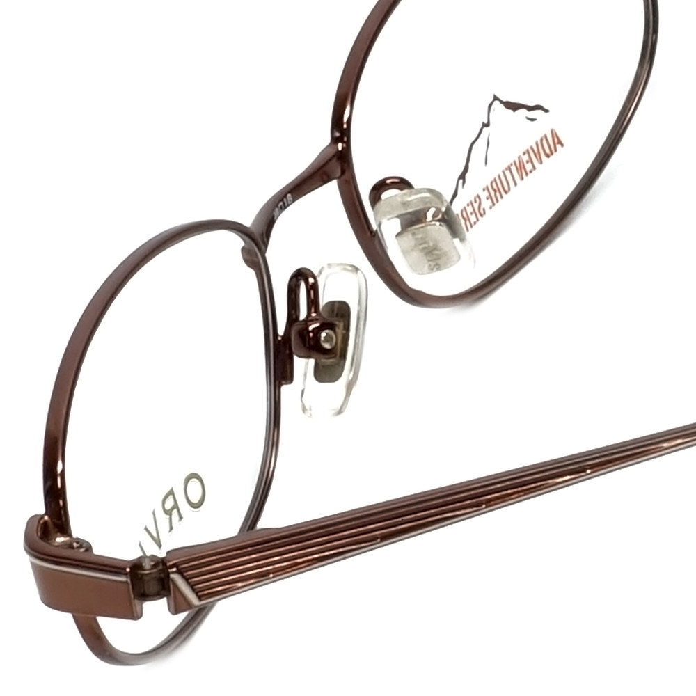 Orvis Designer Eyeglasses Compass in Brown 49mm :: Custom Left & Right Lens - Designer Glasses USA