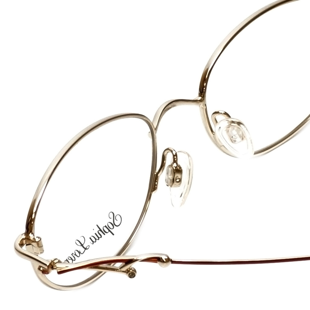 Sophia Loren Designer Eyeglasses SL-M171-963 in Burgundy/Gold 50mm ...