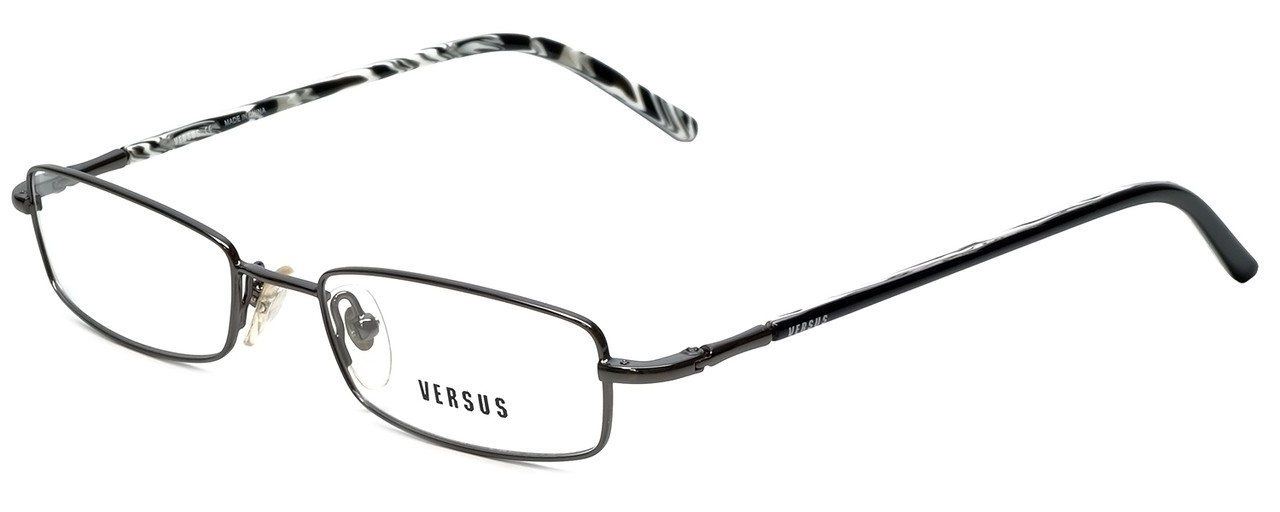 Versus by Versace Designer Eyeglasses 7036-1001 in Black 49mm :: Custom ...