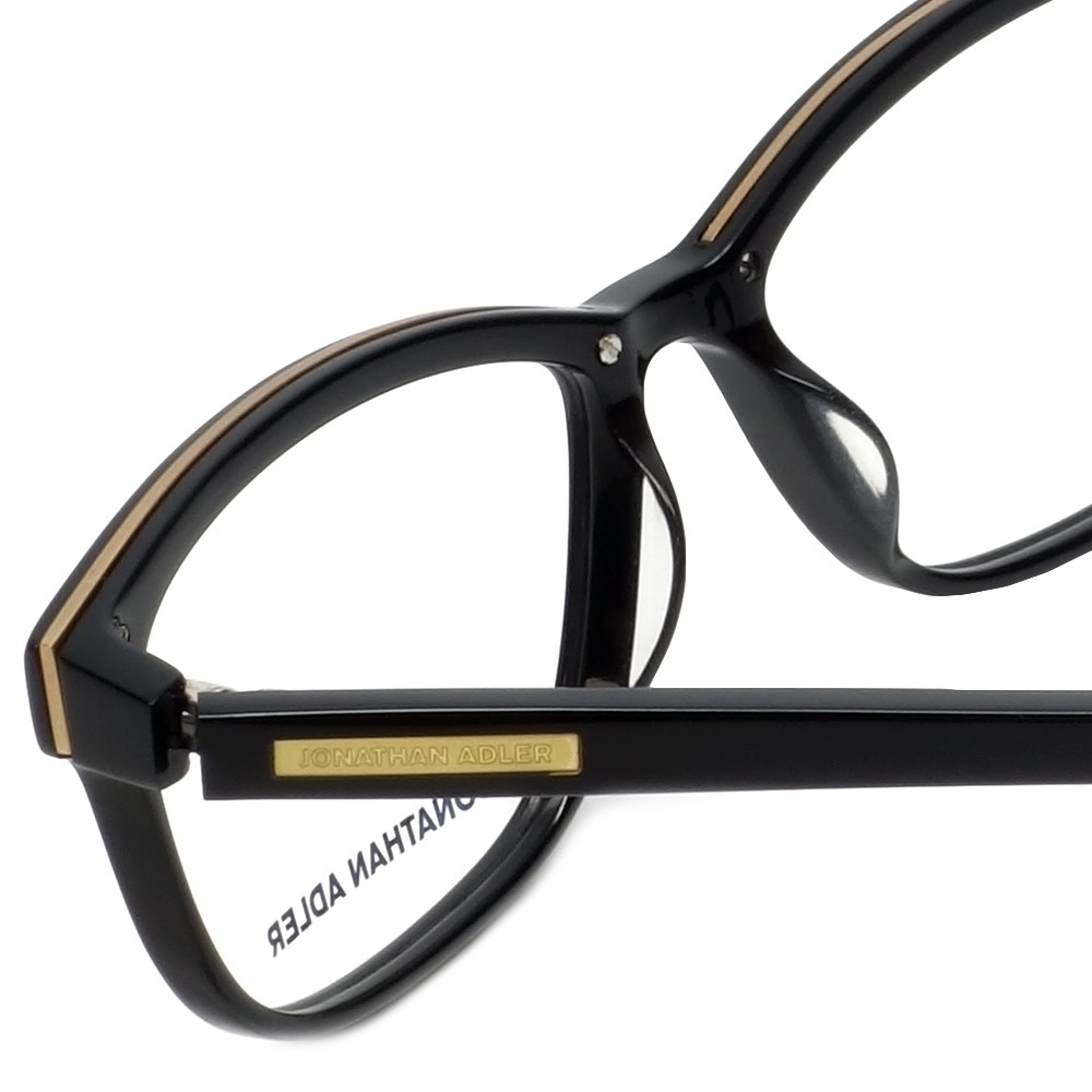 Jonathan Adler Designer Eyeglasses JA316-Black in Black 53mm ...