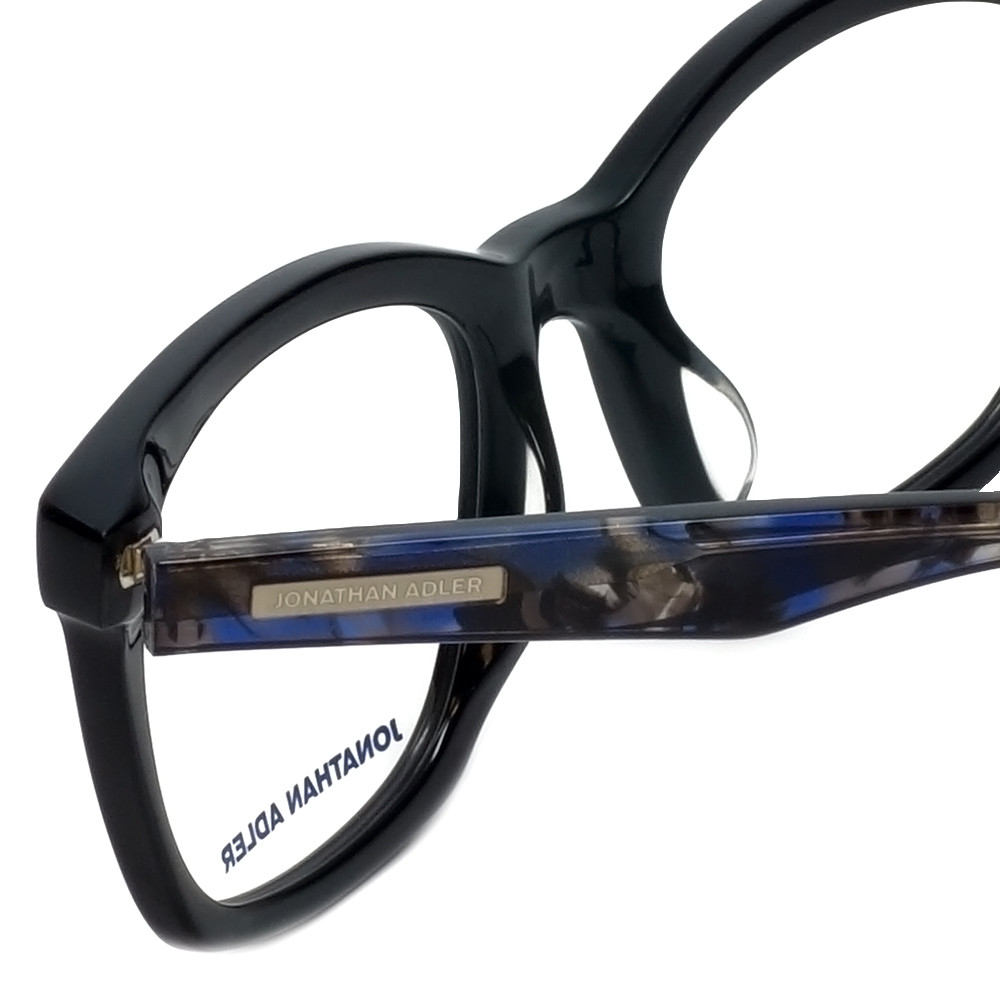 Jonathan Adler Designer Eyeglasses JA312-Black in Black 49mm :: Rx Bi ...