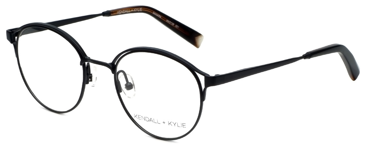 Kendall + Kylie Designer Eyeglasses Samara KKO139-001 in Black 49mm ...