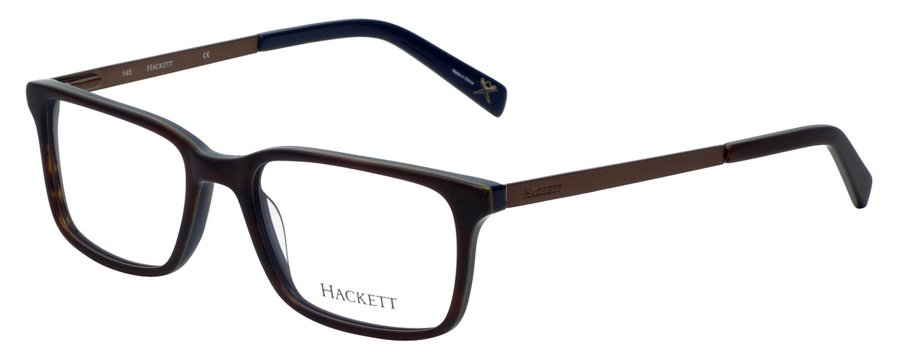 Hackett London Designer Eyeglasses HEK1127-108 in Brown 55mm :: Rx ...