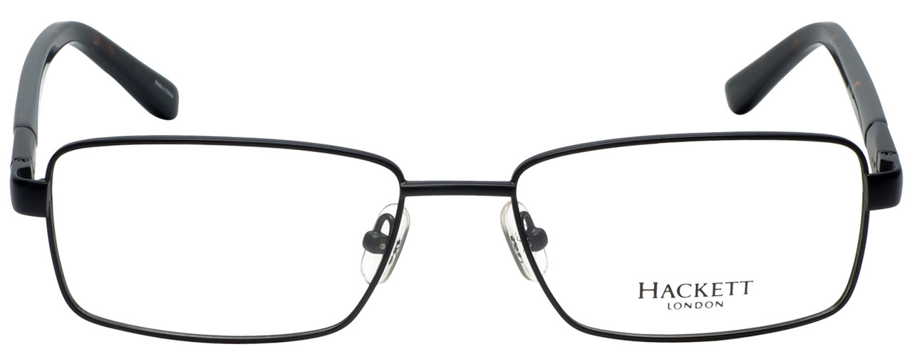Hackett Designer Eyeglasses HEK1090-01 in Matte Black 55mm ...