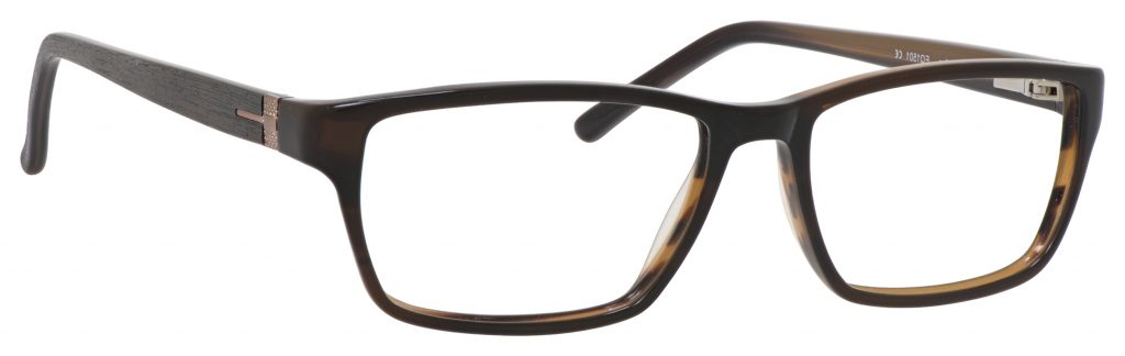 Esquire Designer Rectangle Frame Eyeglasses EQ1501 in Brown/Black-55mm ...