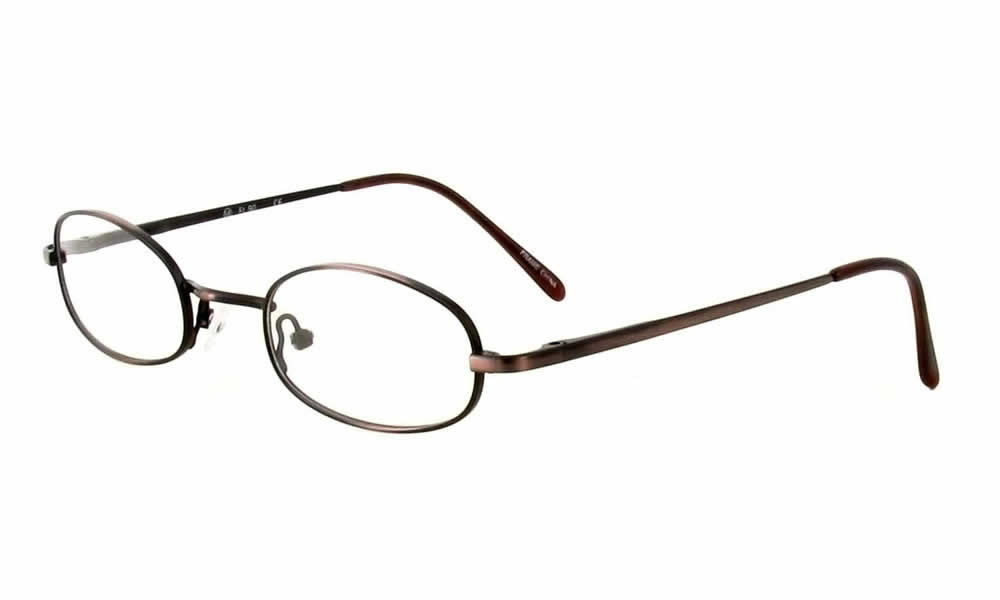 Calabria FL-66 Pewter Eyeglasses :: Custom Left & Right Lens - Designer ...