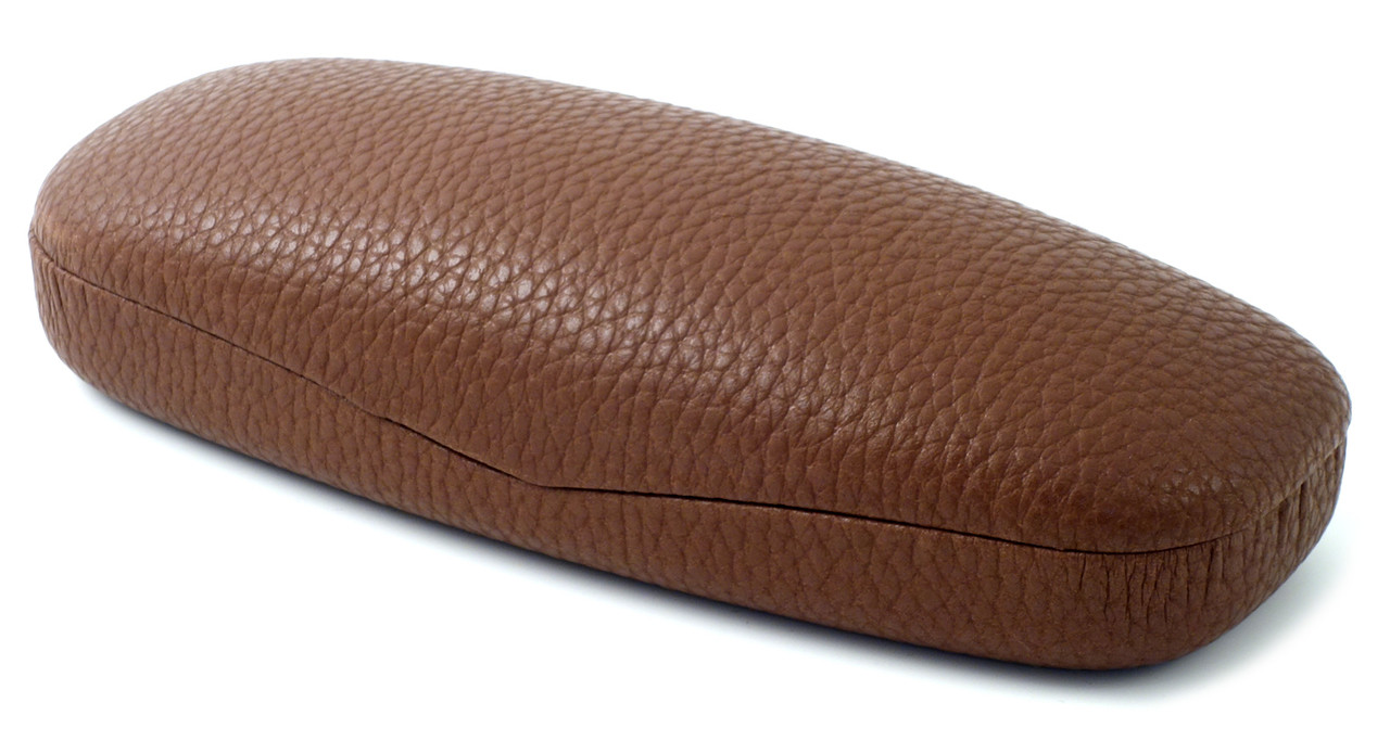 HC-6 Brown Hard Eyeglass Case - Designer Glasses USA