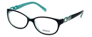Guess Designer Eyeglasses GU2407-BLGRN in Blue-Green :: Custom Left ...
