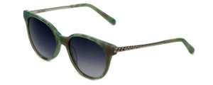 Vera Wang Designer Sunglasses Serova in Green Frame & Grey Gradient ...