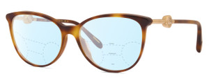 Chopard VCH283S-0752 23KT Gold Plated Progressive Blue Light Glasses ...