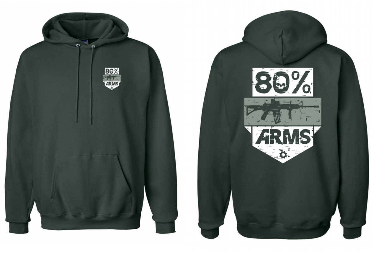 80 Percent Arms Hoodie | Gun Enthusiast Gear