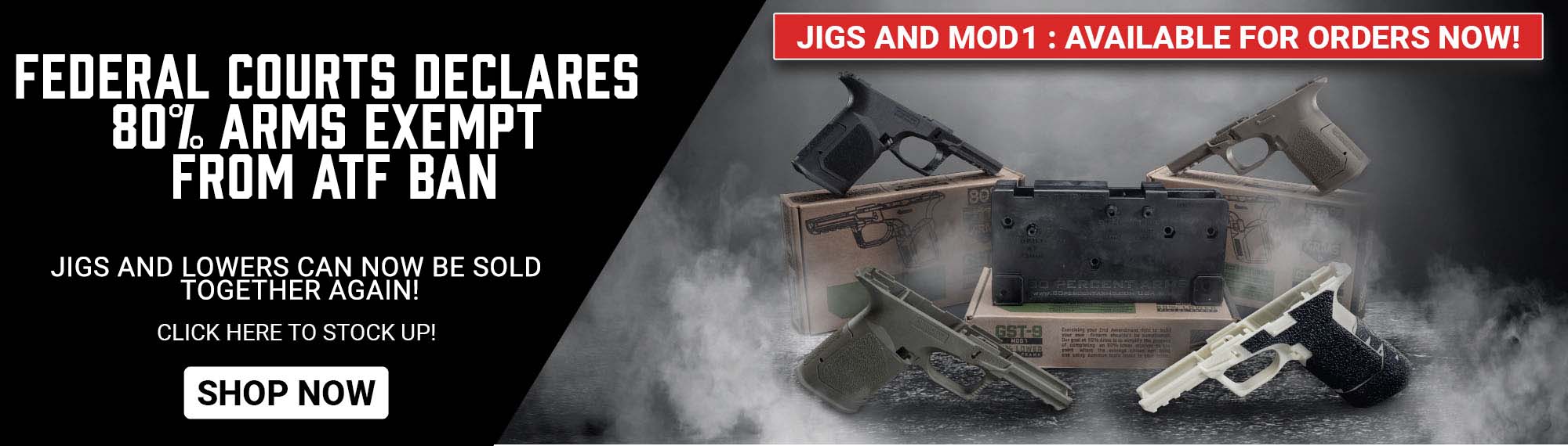 Best 80% Lower Receivers, Jigs, Lower Parts & More | 80% Arms