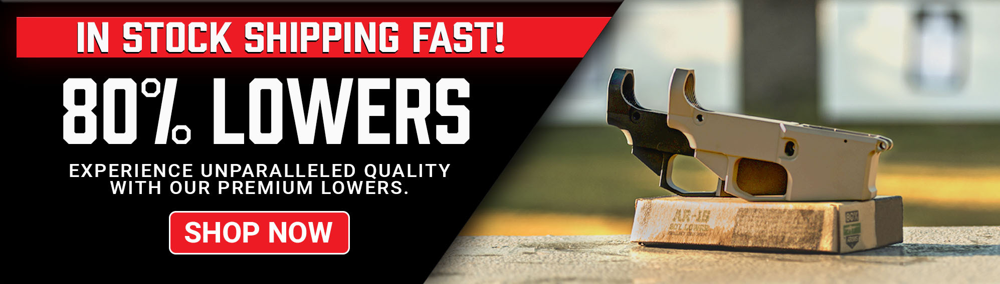 80% Lower Receivers & Firearm Accessories | 80 Percent Arms