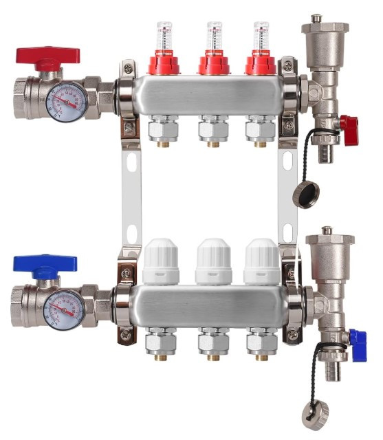 3-Loop Radiant Heat Manifold - Warming Systems Inc.