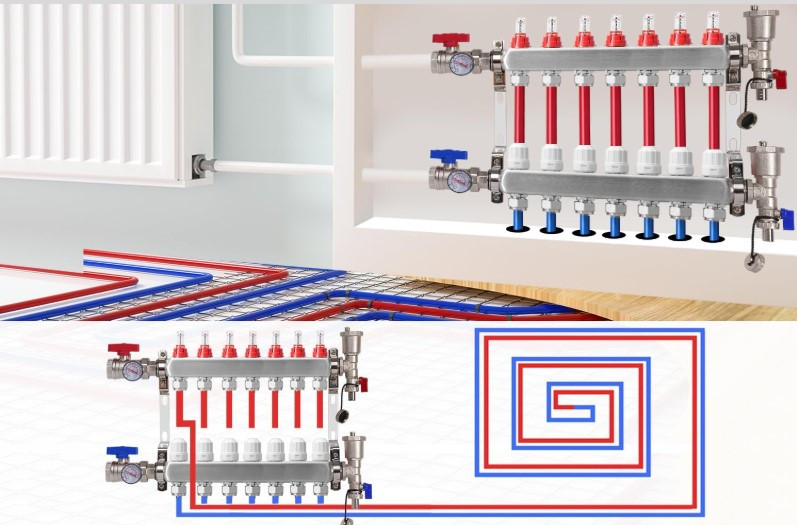 7-Loop Radiant Heat Manifold - Warming Systems Inc.