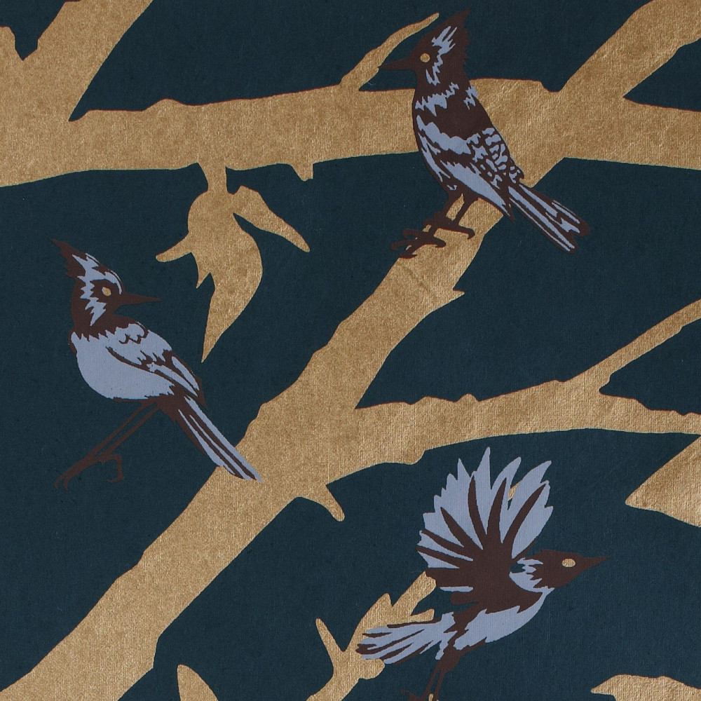 Midnight Blue Blue Jays Gift Wrap
