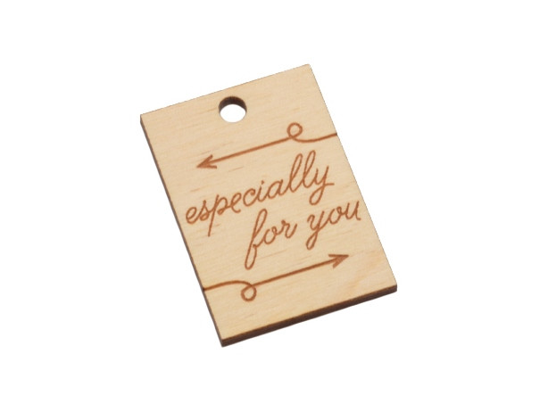 Wooden Gift Tag - Especially For You