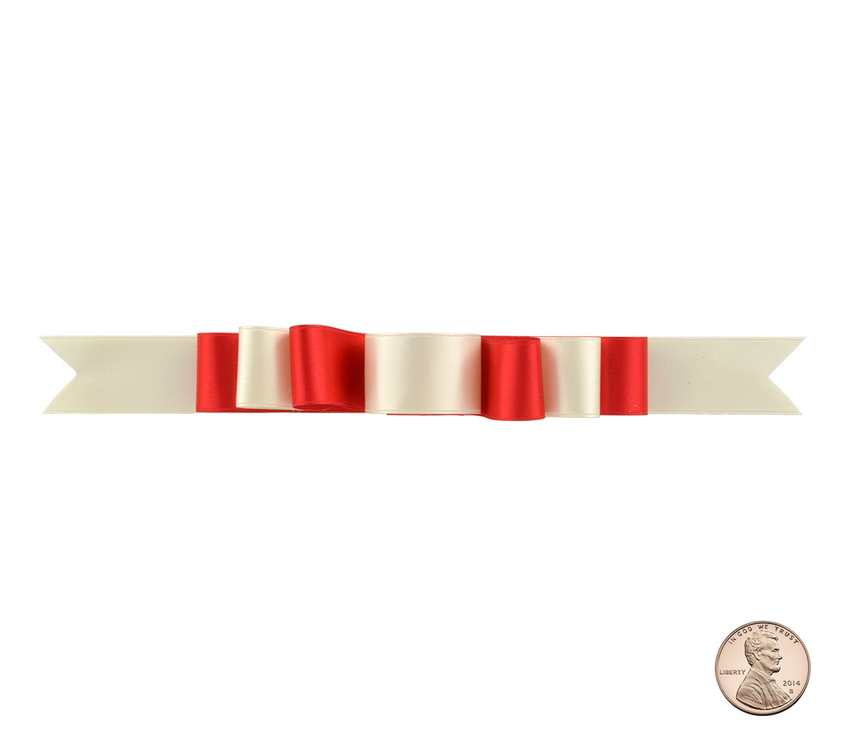 Triple Layer Bow Topper | Two color Ribbon Gift Topper