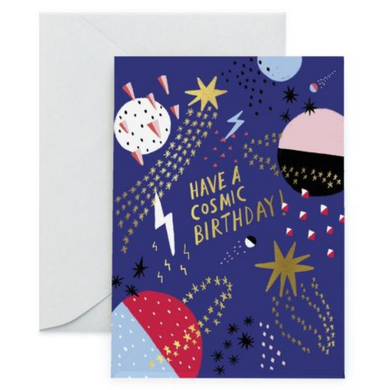Interstellar Birthday Card - Midori Retail