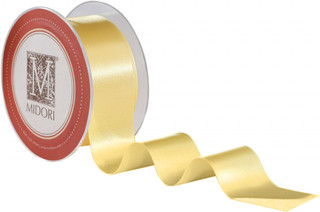 Double Faced Satin Ribbon - Maize