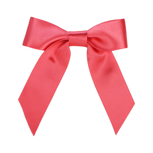 Double Faced Satin Ribbon - Quince, Red Satin Ribbon