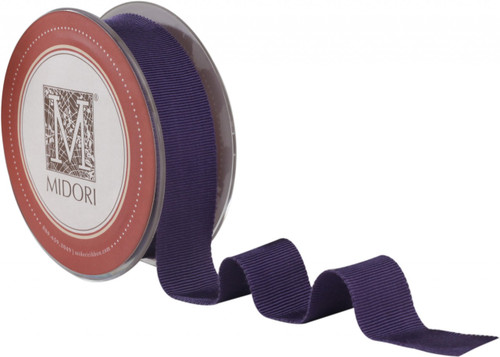 Grosgrain Ribbon - Clematis - Blue Ribbon