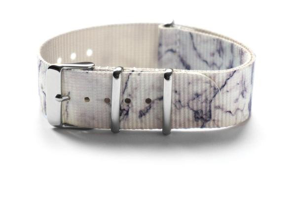 Marble Nylon Watch Strap – Unique Printed Graphic Band
