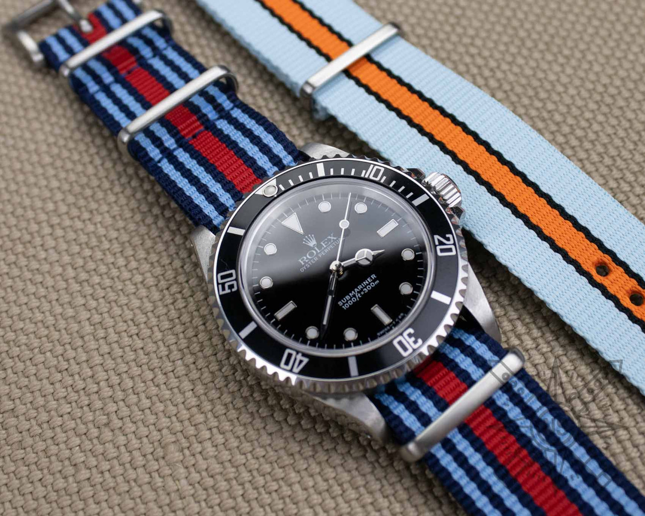 Racing Nylon Watch Strap – Sporty, Durable & Bold
