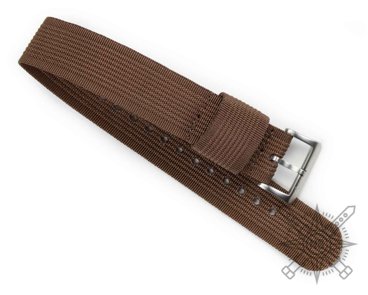 Tobacco Brown Ribbed RAF Watch Strap – Rugged Style