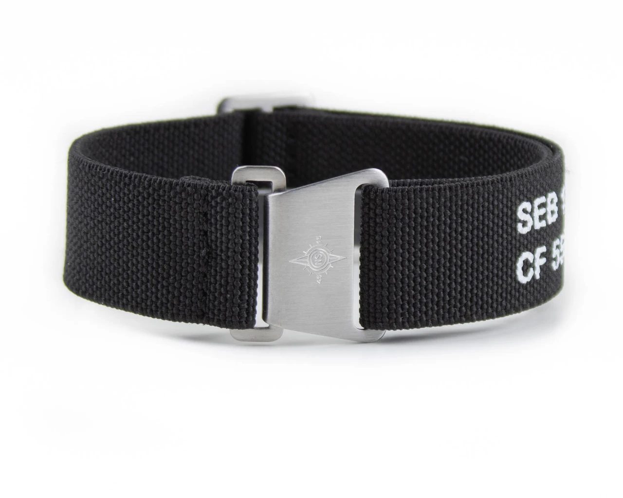 Marine Nationale Strap Black Coded - Timeless Black Watch Strap