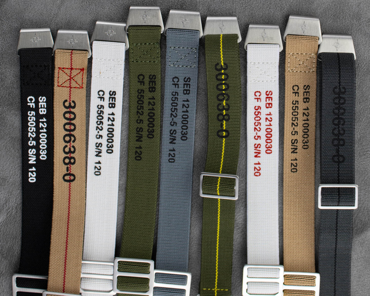 Marine Nationale Strap Khaki Coded - Tactical & Stylish Watch Strap