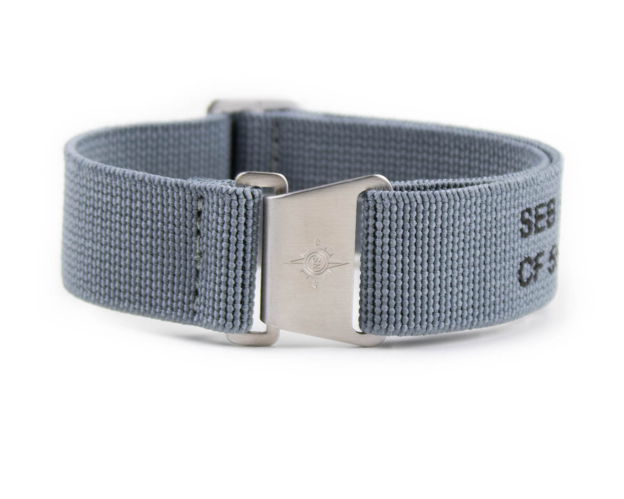 Marine Nationale Strap Gray Coded - Sleek & Modern Watch Strap Marine Nationale Strap Gray Coded - Sleek & Modern Watch Strap