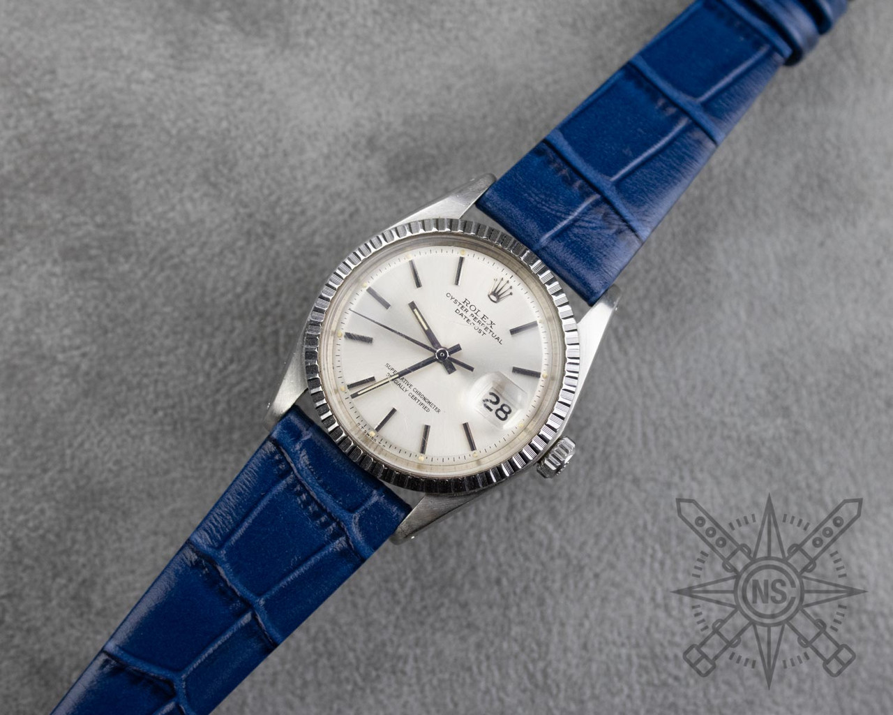 Blue Alligator Watch Strap – Bold & Sophisticated