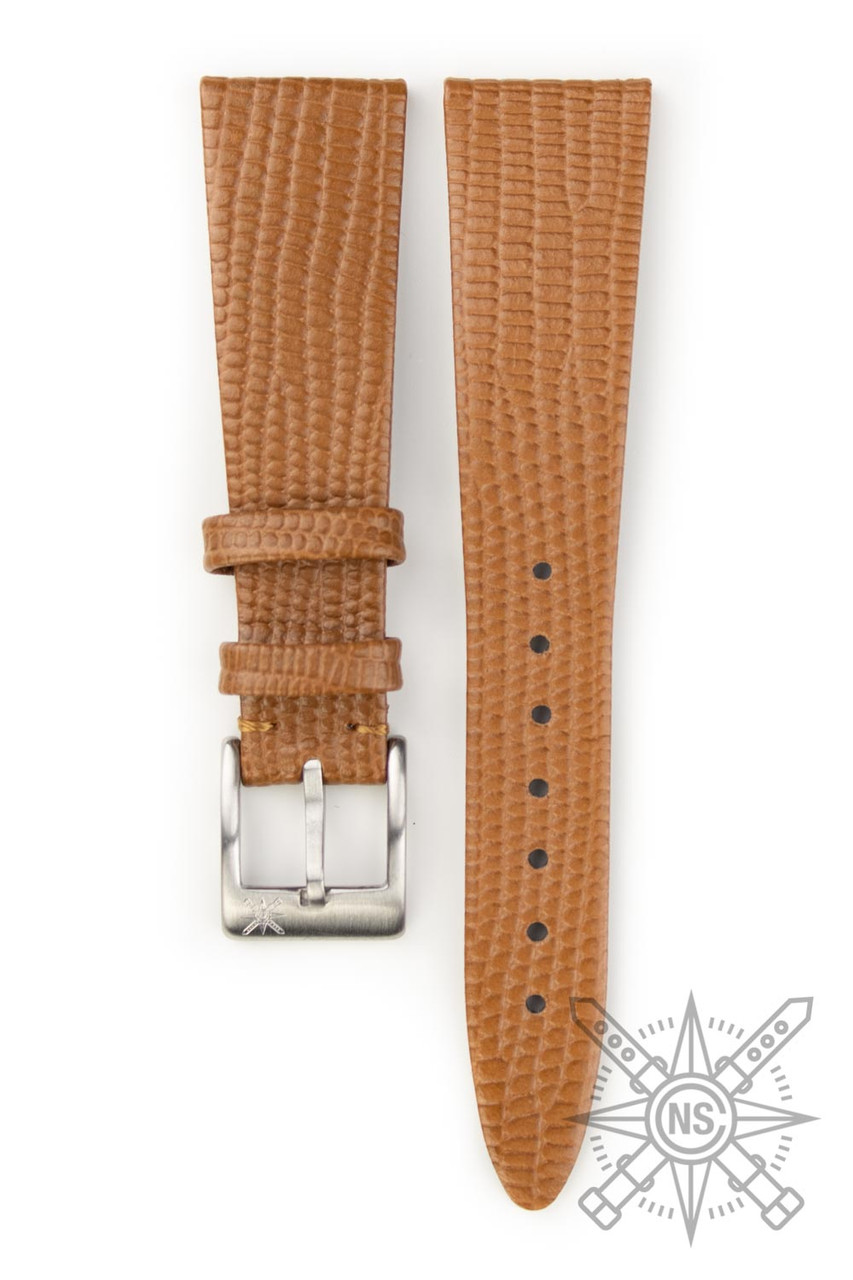 Tanned Lizard Watch Strap – Exotic, Stylish & Durable