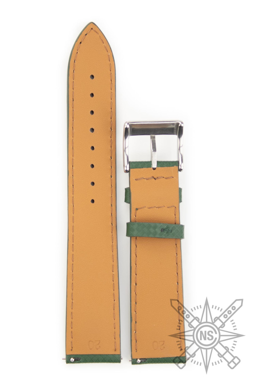 Tropical Style - Green Rubber Watch Strap
