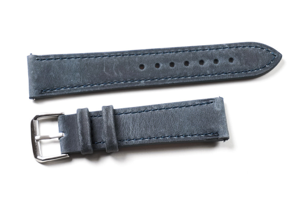 Classic Gray Leather Watch Band – Modern & Sophisticated