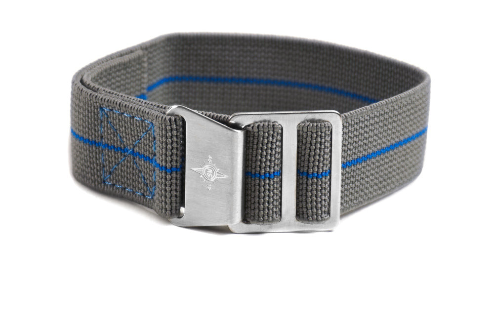 Paratrooper Watch Strap Gray and Blue – Nautical Style