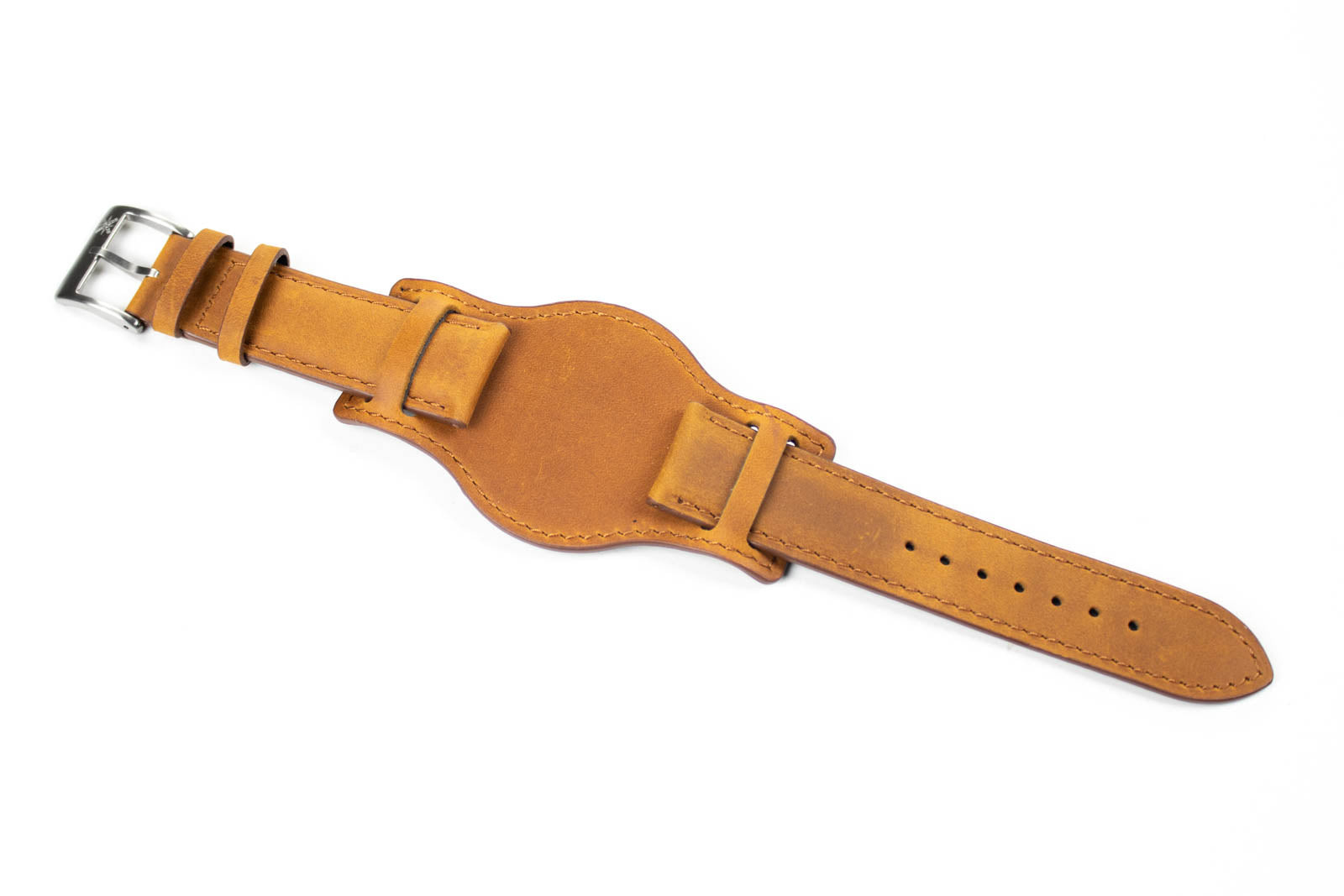 Bund Watch Strap Oak – Vintage Pilot Style Band