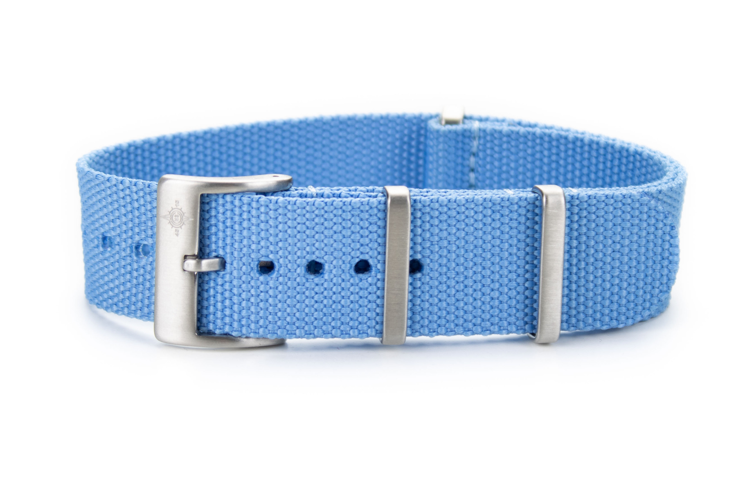 Nordic Blue Premium Nylon Watch Strap – Sleek Strap