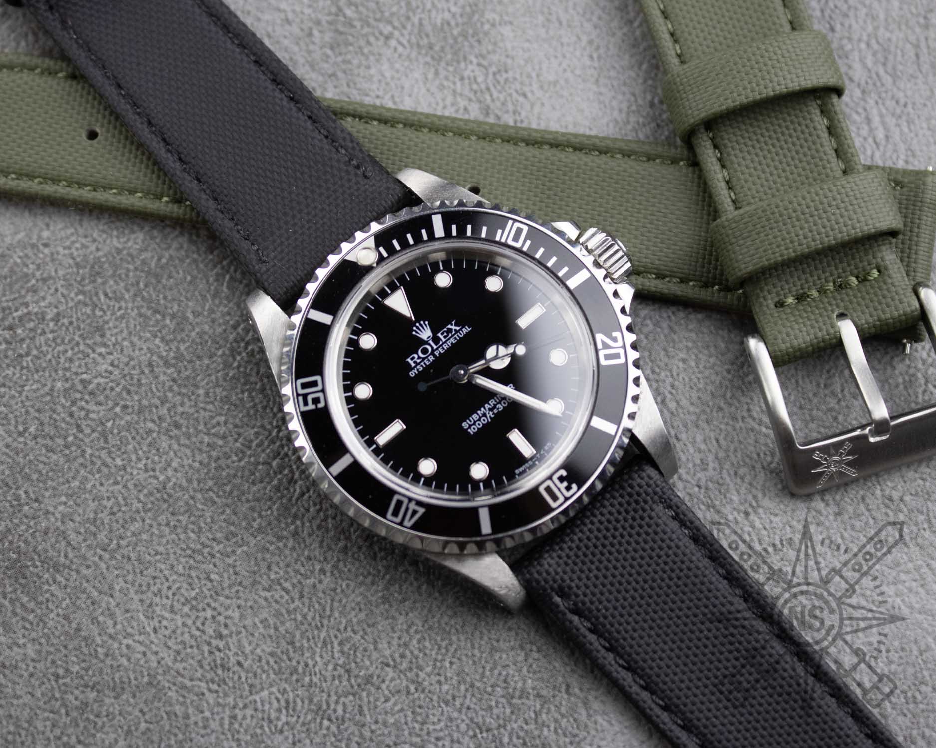 Black Sailcloth Strap | Versatile Fit, Lasting Quality - CNS Watch Bands