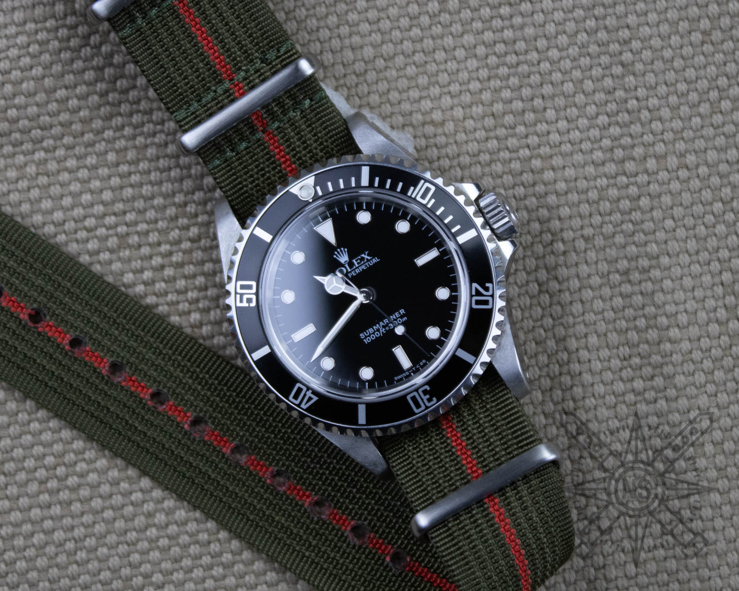 Tough and Stylish: Khaki Green Nylon Strap for Any Adventure - CNS ...