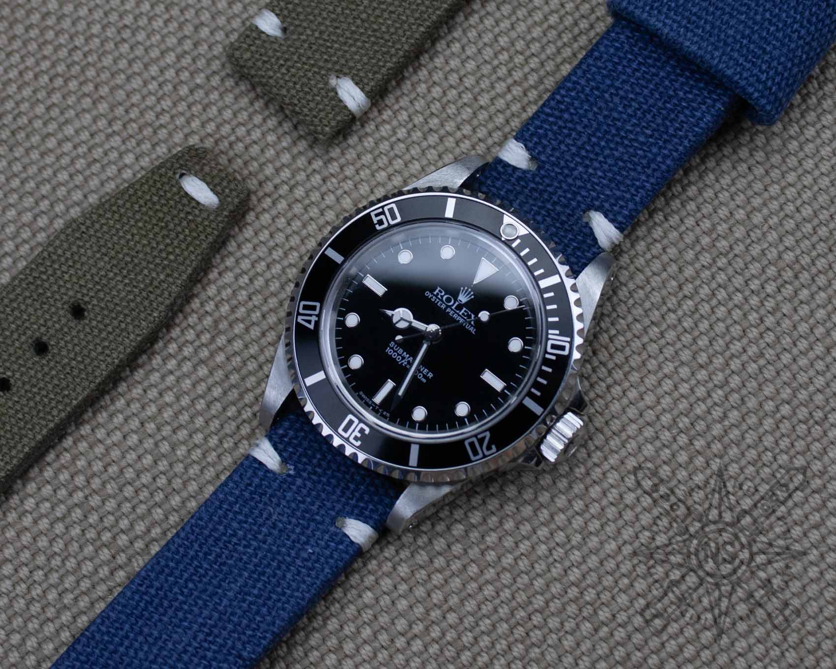 The Ultimate Summer Watch Upgrade: Discover the Navy Blue Canvas Band ...