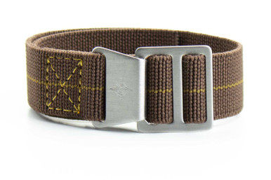 Paratrooper Watch Strap Brown and Khaki – Rugged Style