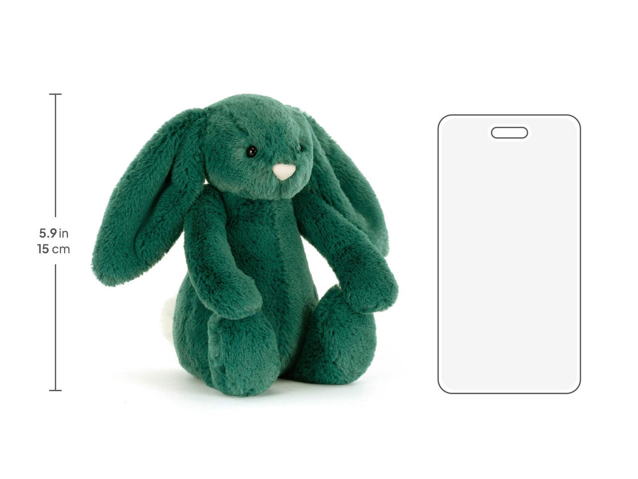 Bashful Teal Bunny - Official Jellycat
